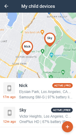 Free Child Monitoring Android App - GPS Tracker, SOS, Health and Falls