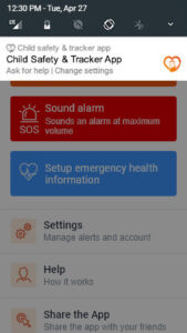 Free Child Monitoring Android App - GPS Tracker, SOS, Health and Falls
