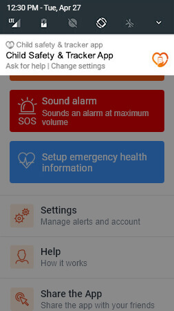 Free Child Monitoring Android App - GPS Tracker, SOS, Health and Falls